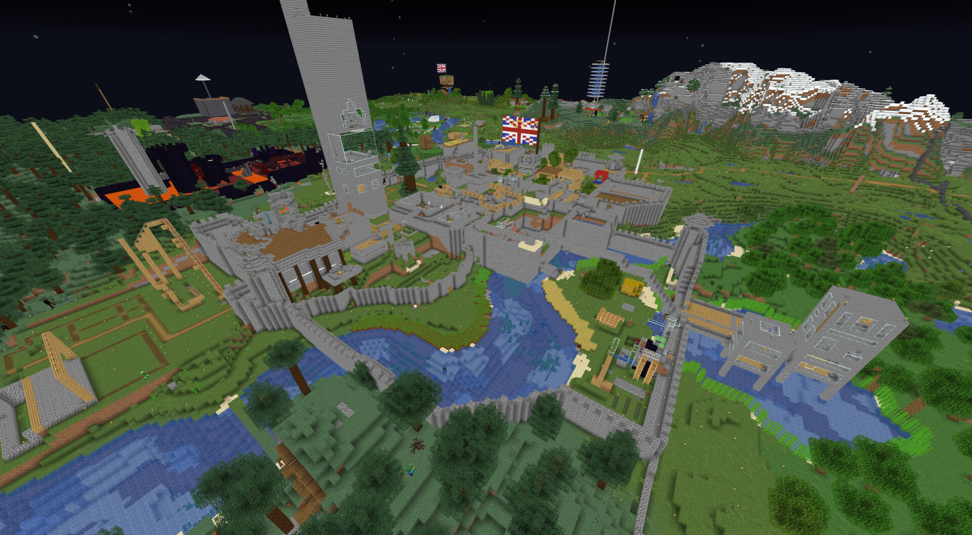 Mine Server Minecraft Map