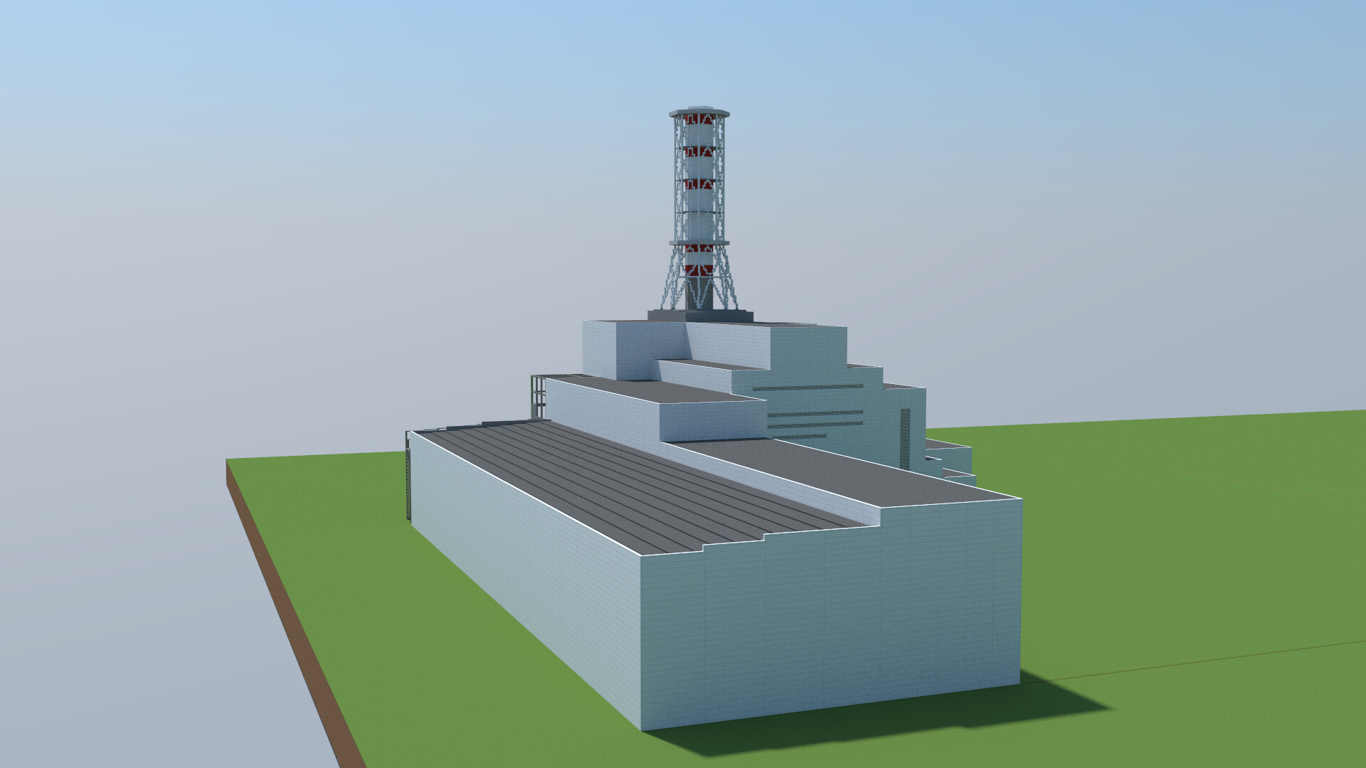 Kursk NPP scale of 2:1, Курская АЭС в масштабе 2:1, New Project. Minecraft Map