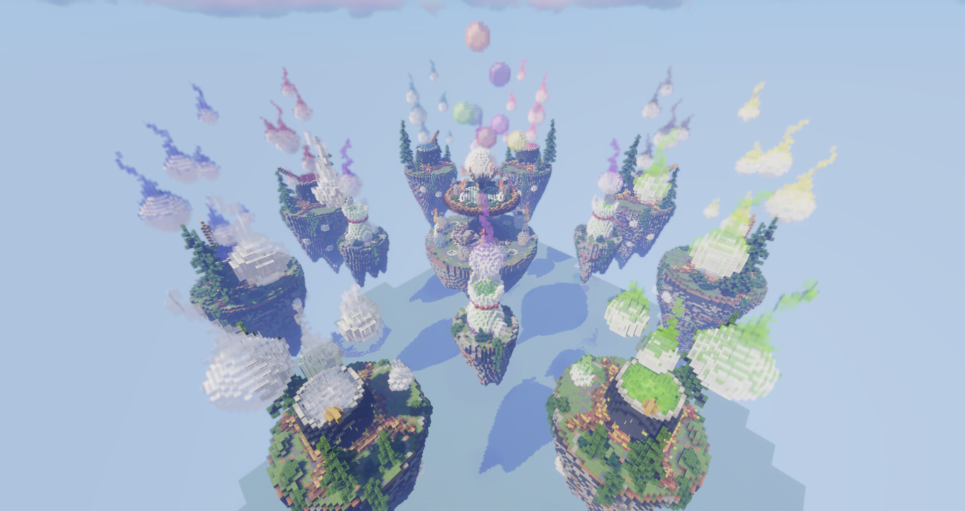 Bed Wars Map (Magic Bubbles) Minecraft Map