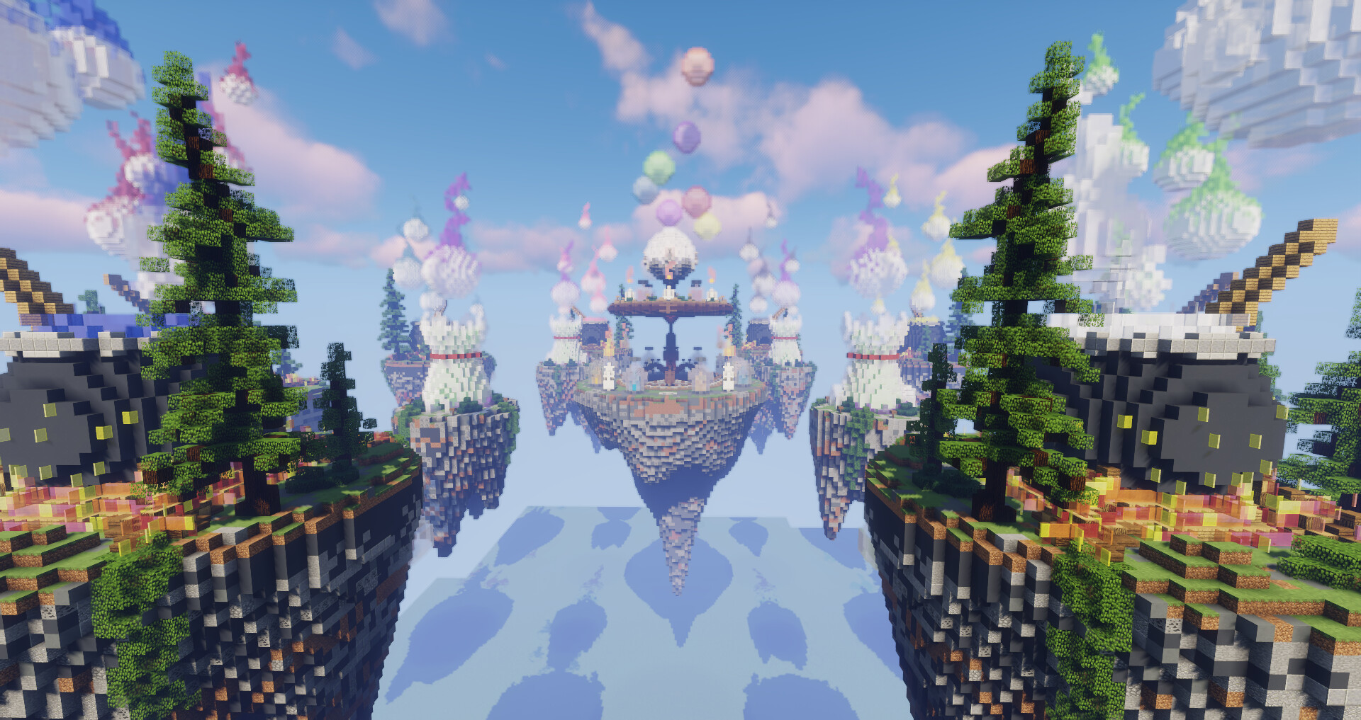 Bed Wars Map (Magic Bubbles) Minecraft Map