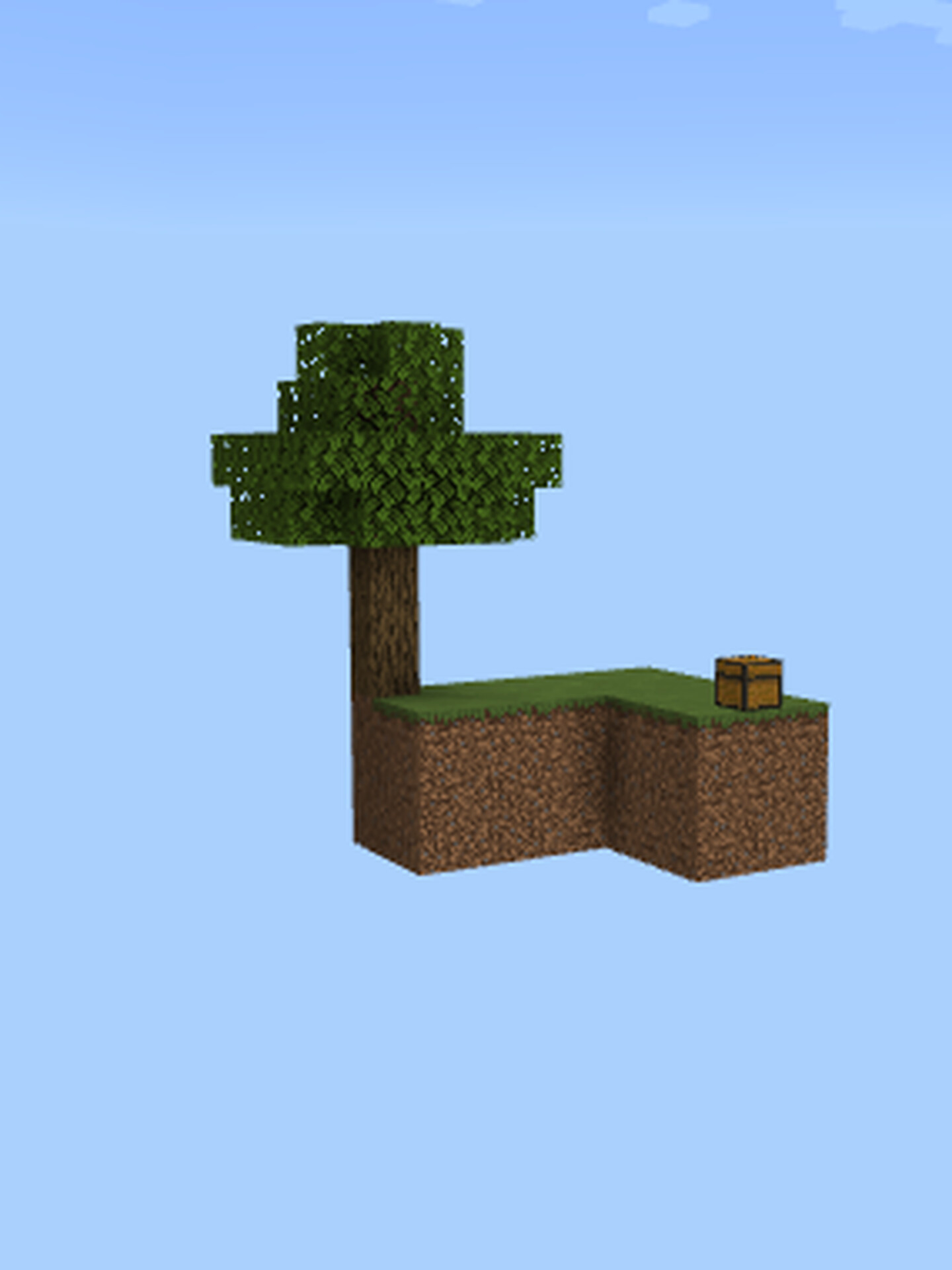 sky block lucky tree Minecraft Map