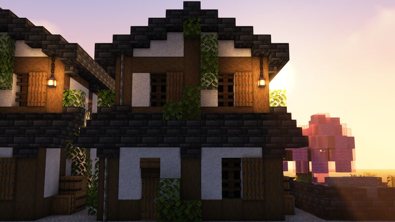Traditional Japanese Street [DOWNLOAD] Minecraft Map