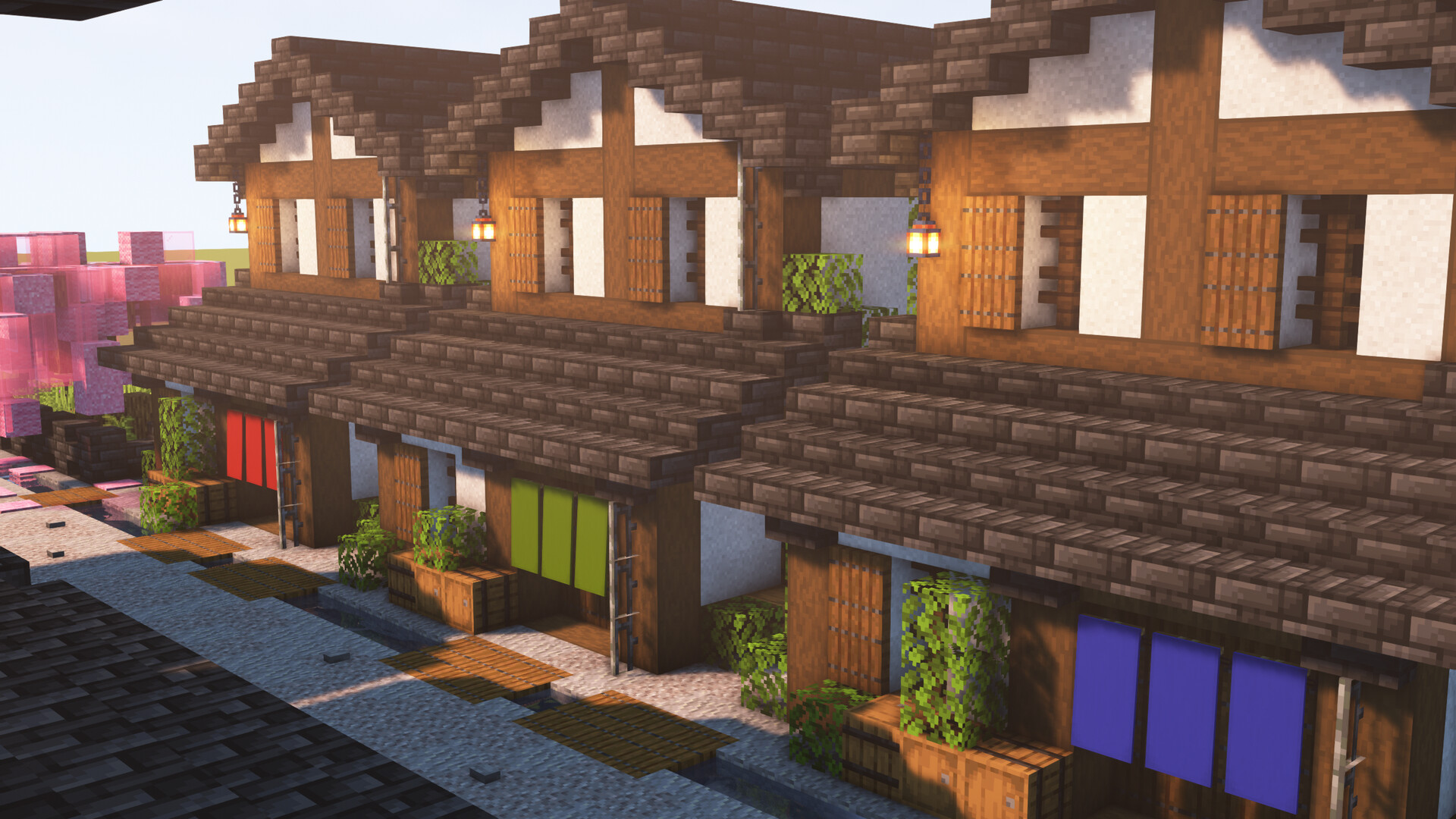Traditional Japanese Street [DOWNLOAD] Minecraft Map