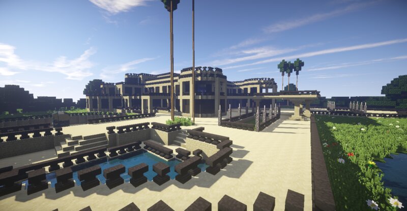 Giant Mansion Minecraft Map