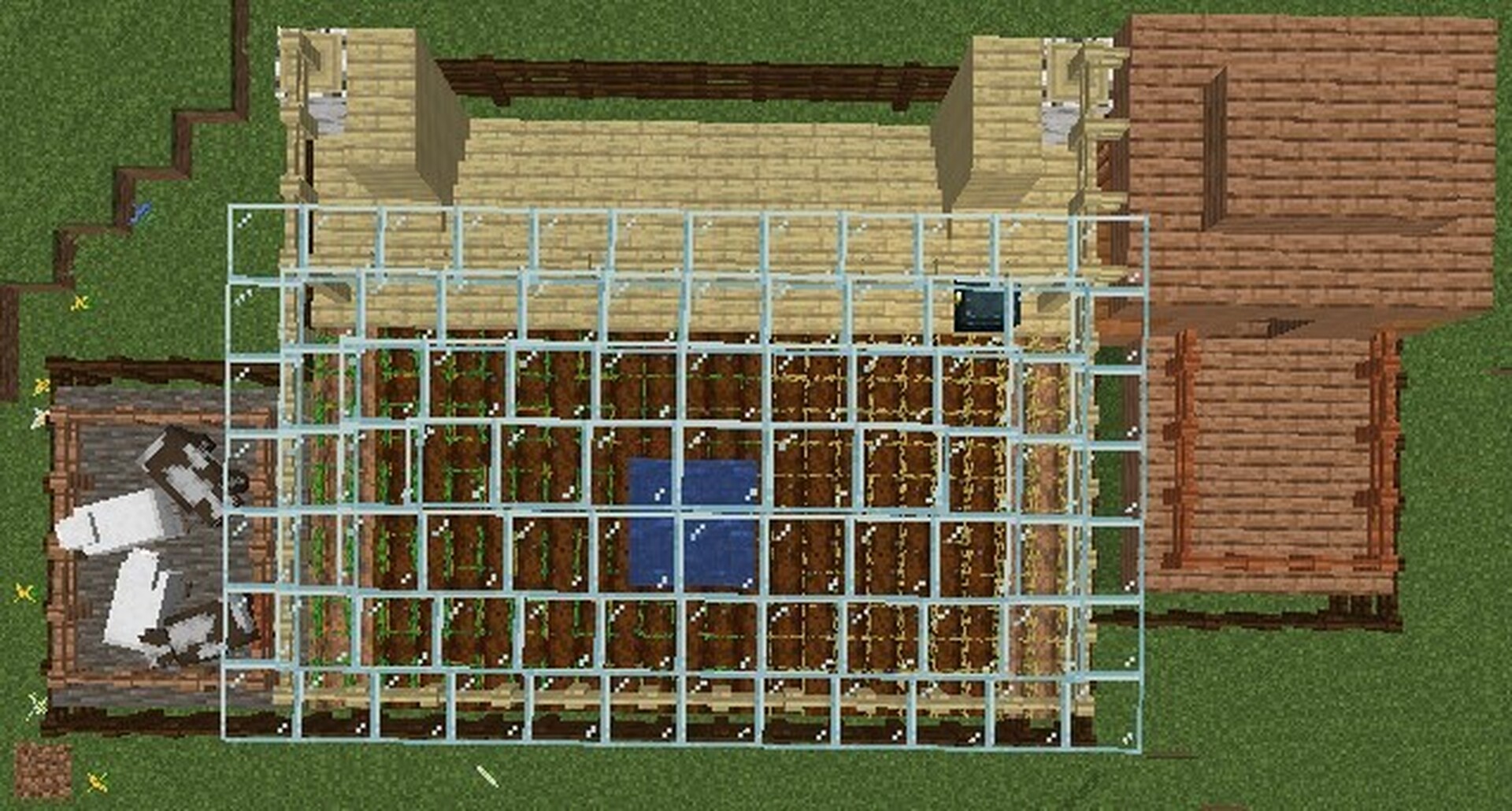 (Schematic 1.18.2) Farmhouse (Big Farm 2.0) Minecraft Map