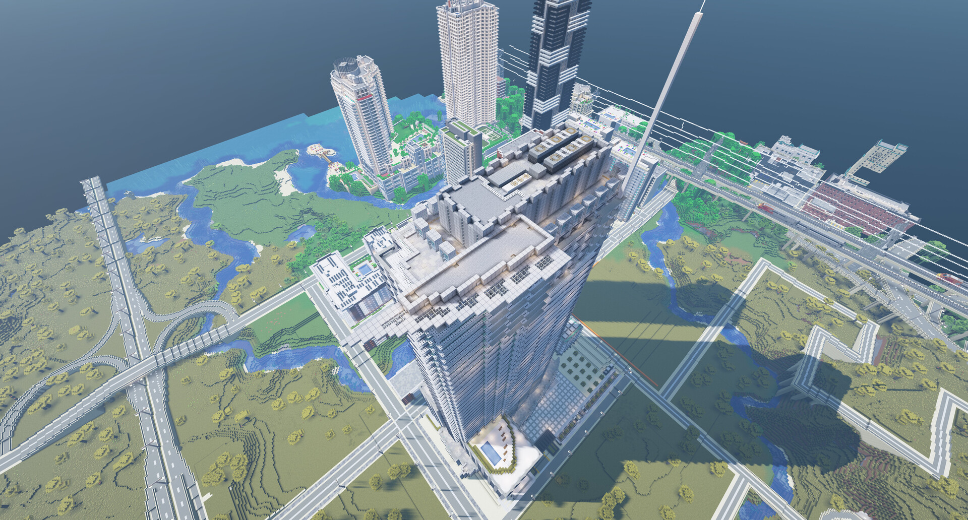 Tour IBM Marathon Montréal Minecraft Map