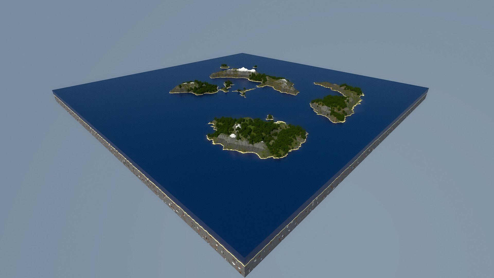 2.5k x 2.5k Island Map Minecraft Map