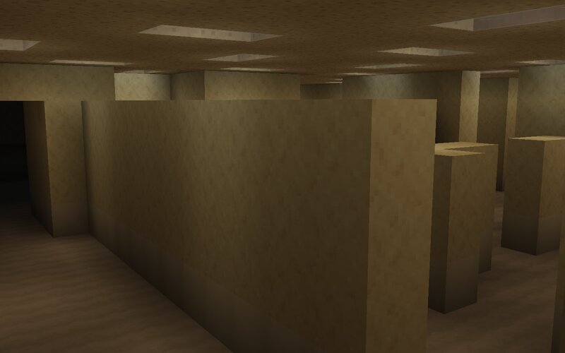 The Backrooms In Minecraft Minecraft Map
