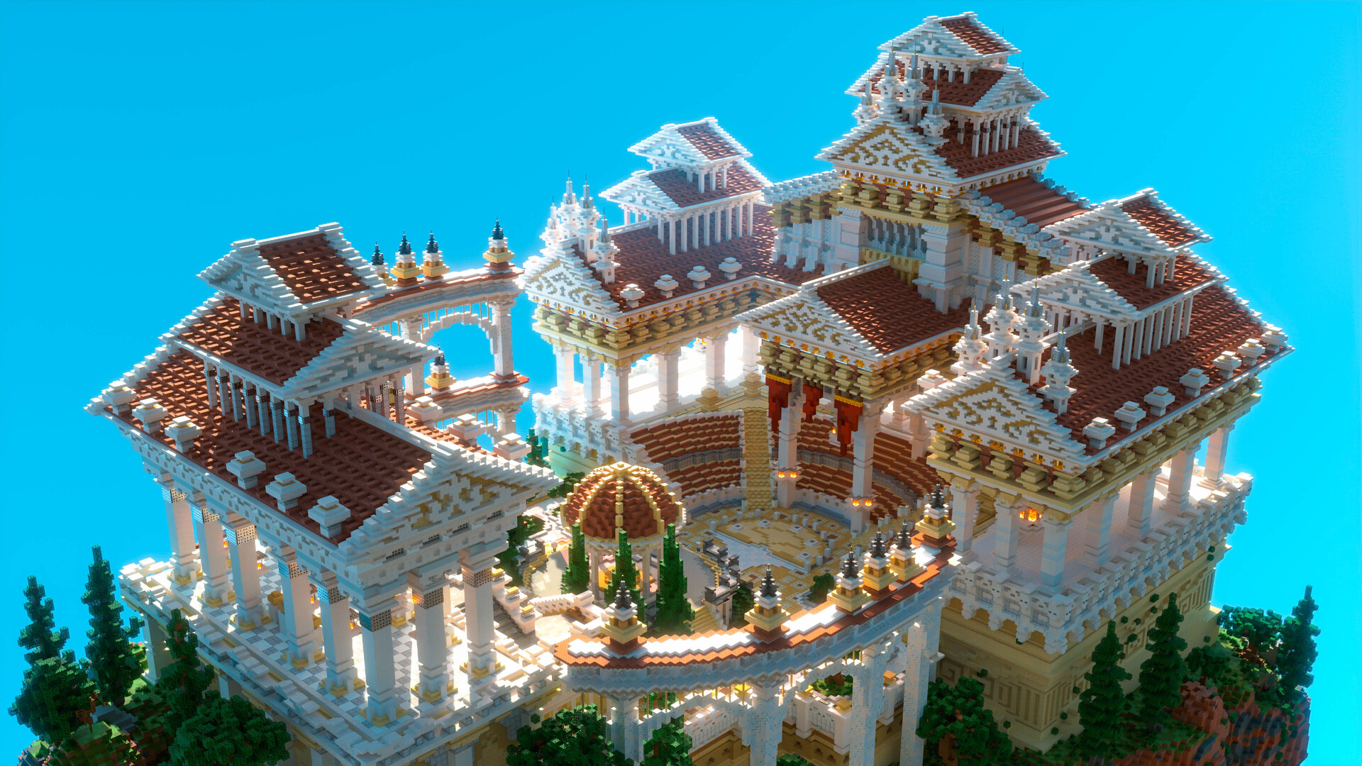 Greek Lobby Minecraft Map