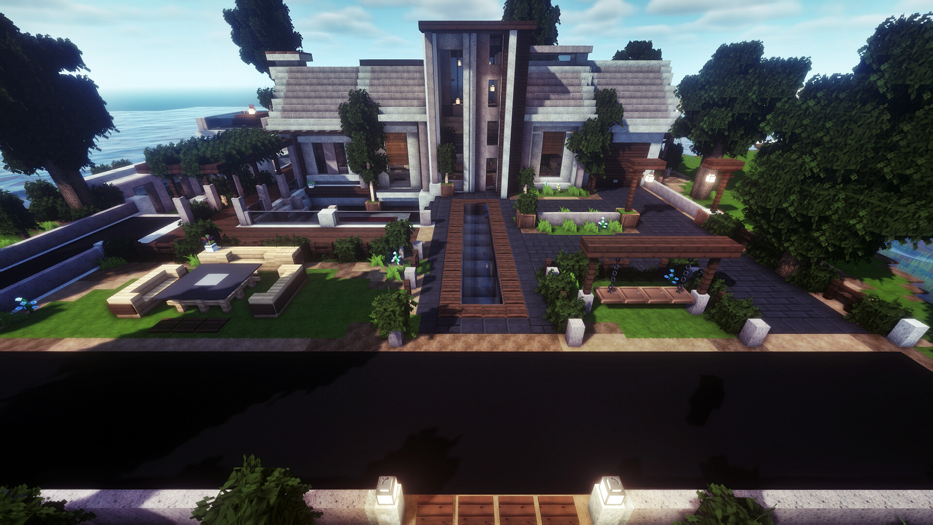 Modern Villa (Vanilla 1.19.2) Minecraft Map
