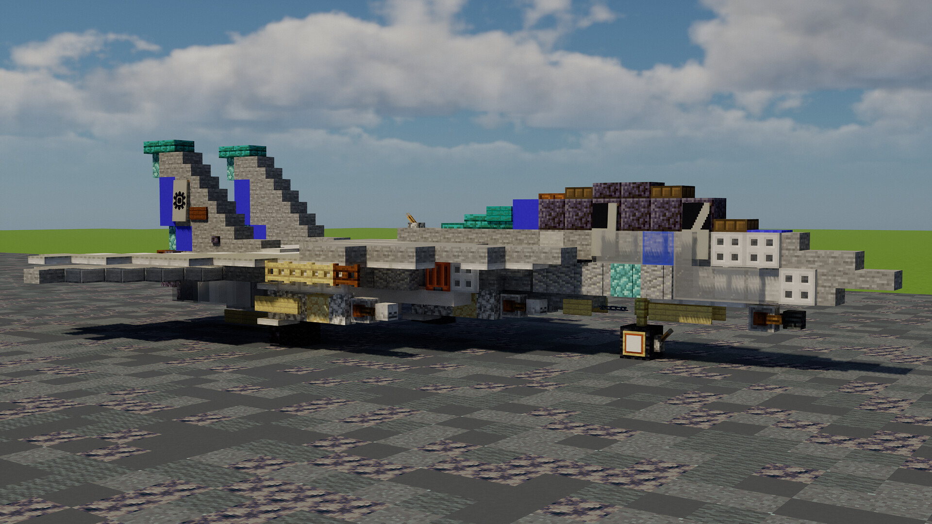 Grumman F-14 Tomcat (A/B/D Variants) [1.5:1 Scale] Minecraft Map