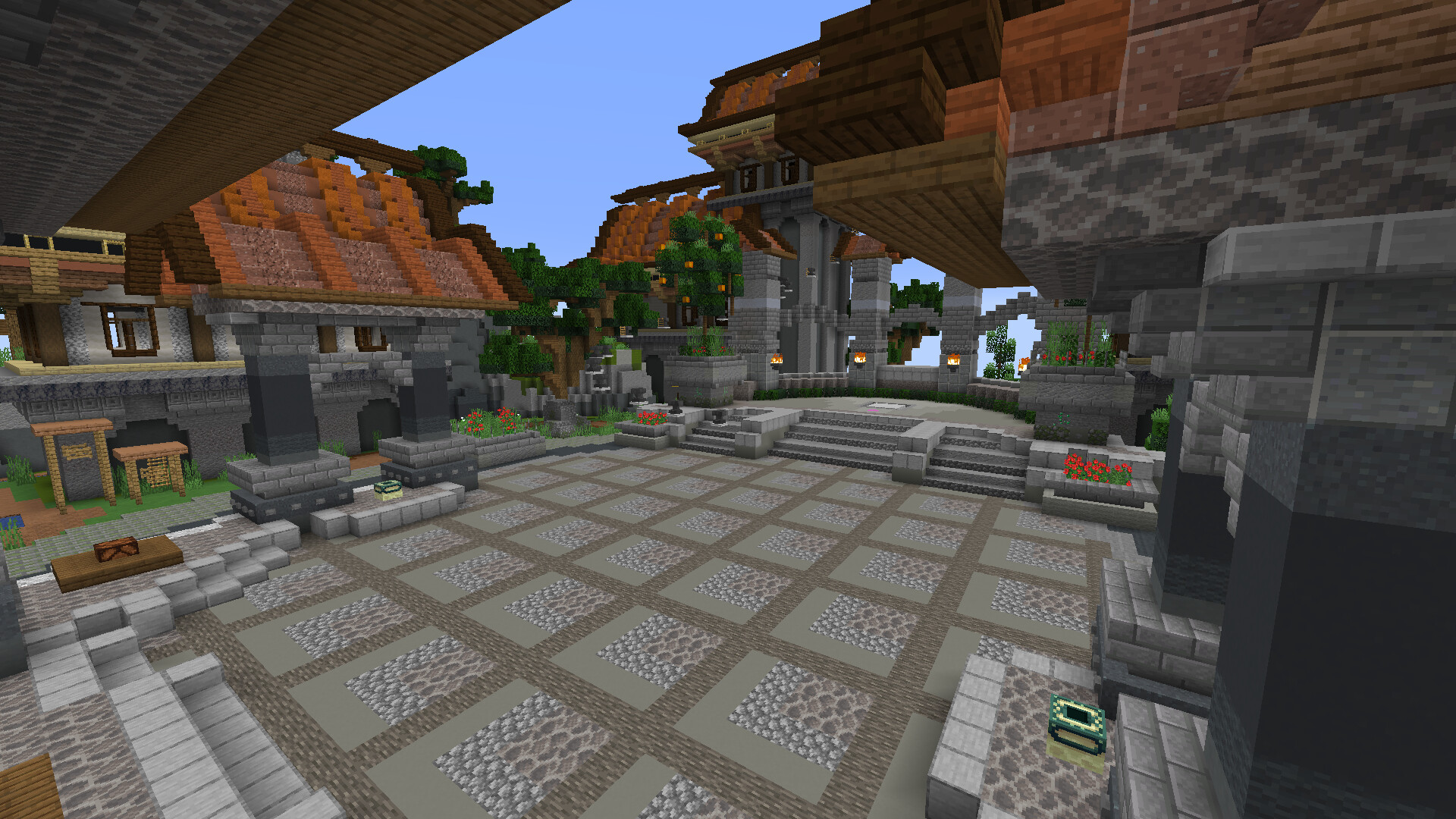 Sky Village - Minecraft Lobby Minecraft Map