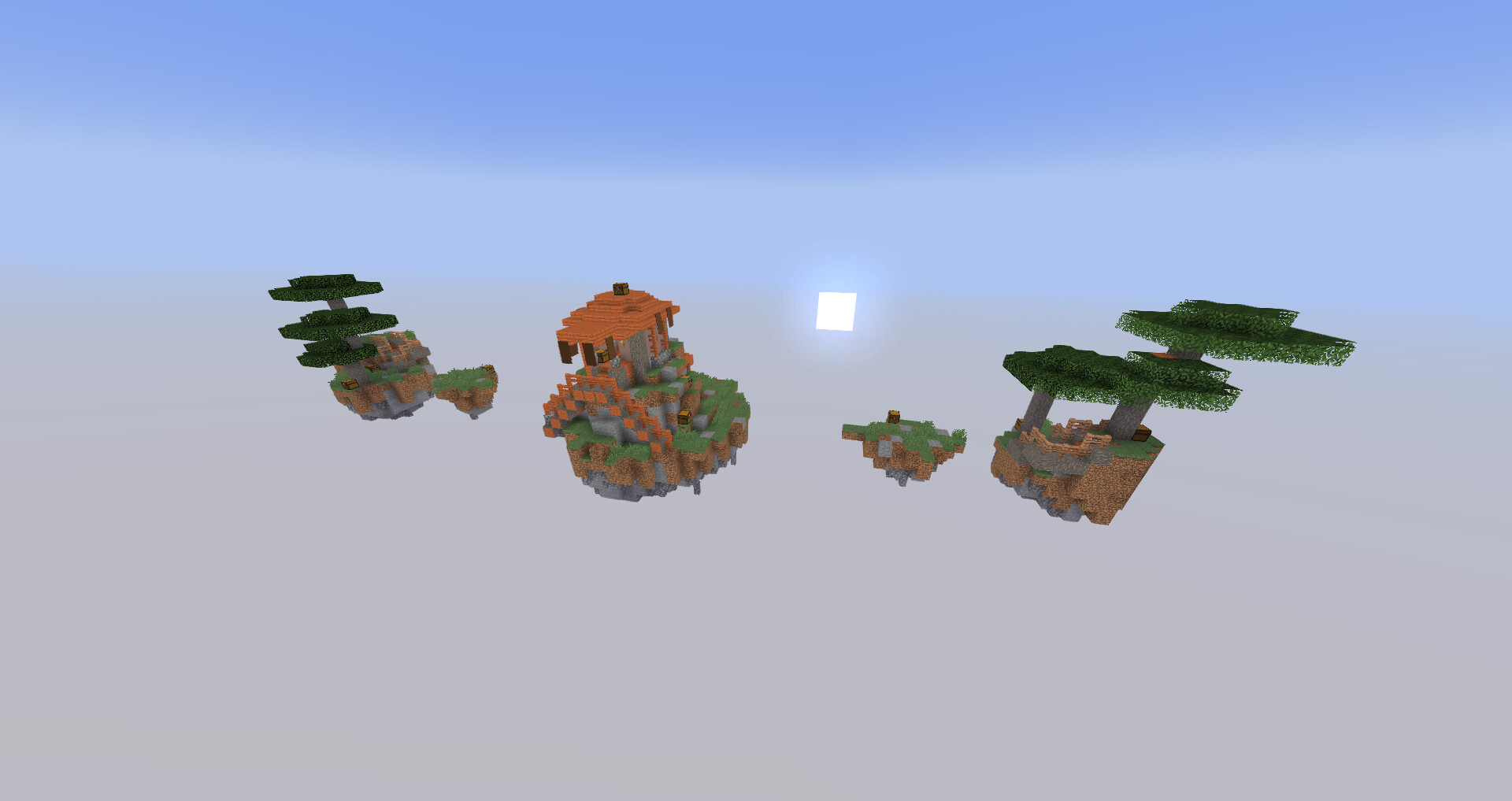 Playable Duel Skywars & Parkour Minecraft Map