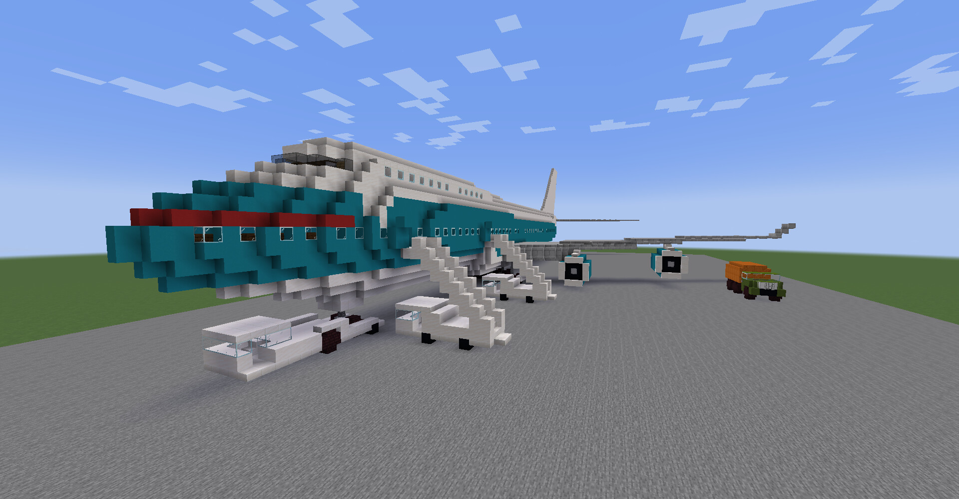 boeing 747 Minecraft Map