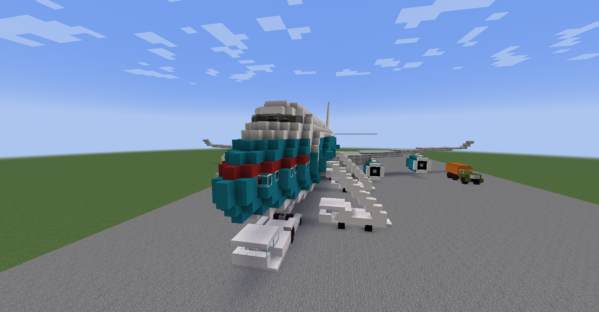 boeing 747 Minecraft Map