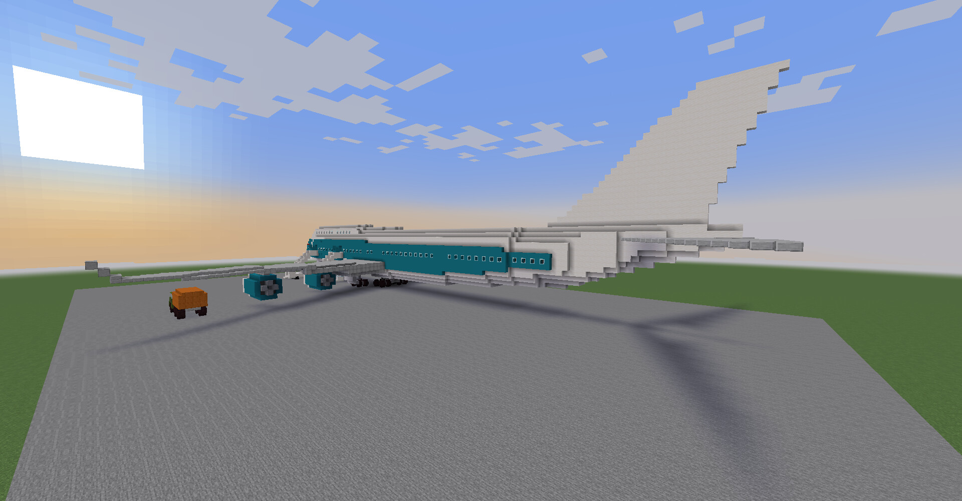 boeing 747 Minecraft Map