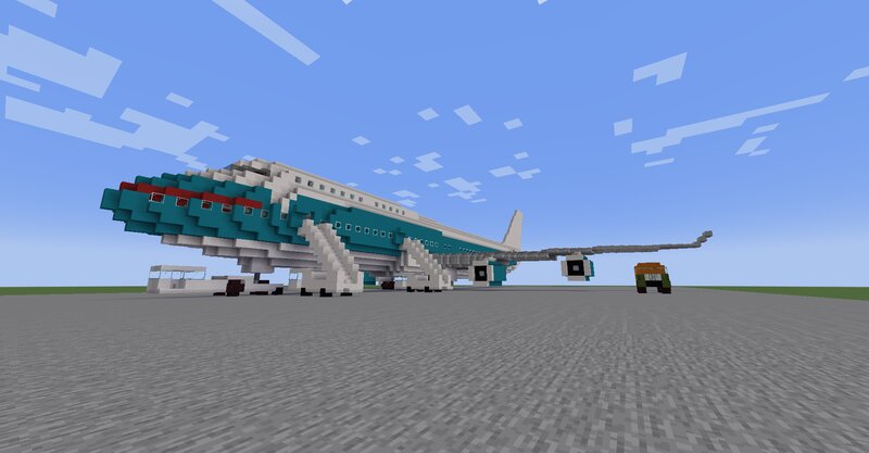 boeing 747 Minecraft Map