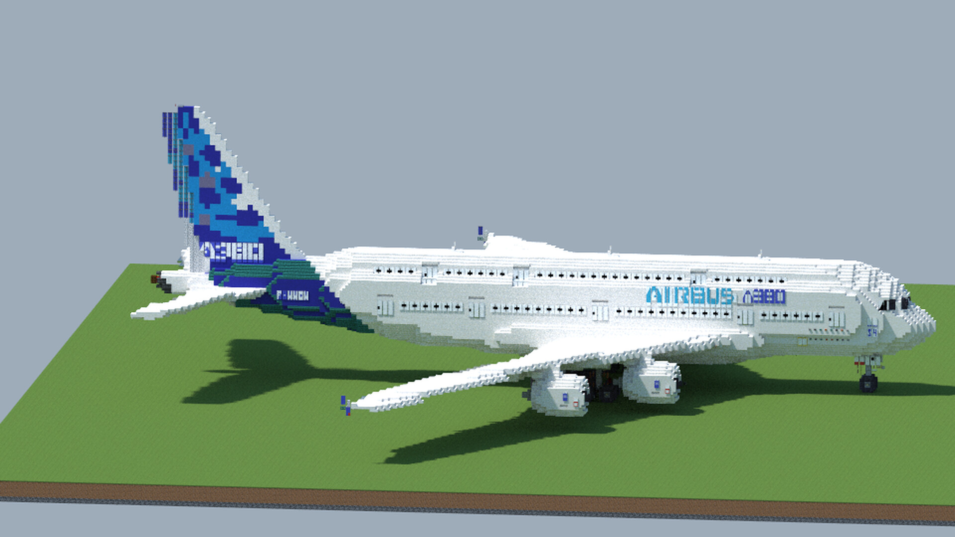 Airbus A380, Jet Airliner [With Download] Minecraft Map
