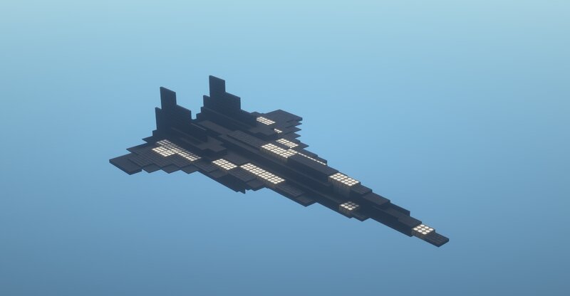 Darkstar (Lockheed Martin SR-72 *unofficial) [1.5:1 Scale] Minecraft Map