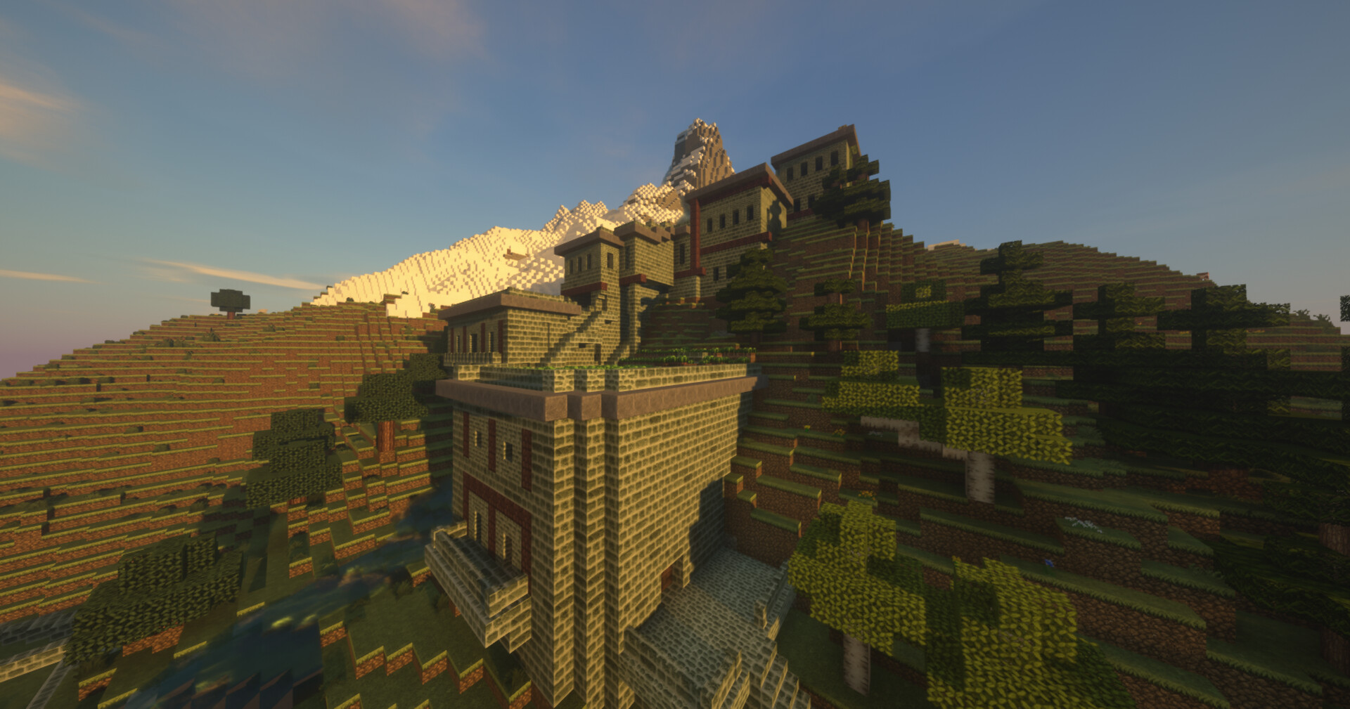 Grassy Field/Mountain House Minecraft Map