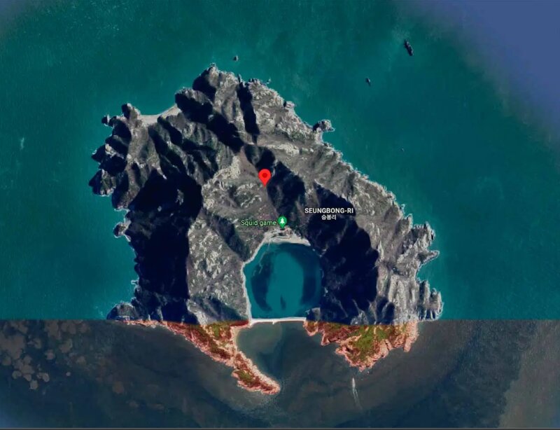 Squid Game Island ( Seungbong-ri Island South Korea ) Minecraft Map