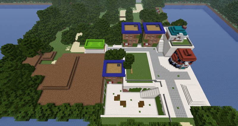 Pokemon White 2 Unova Region Map (INCOMPLETE) Minecraft Map