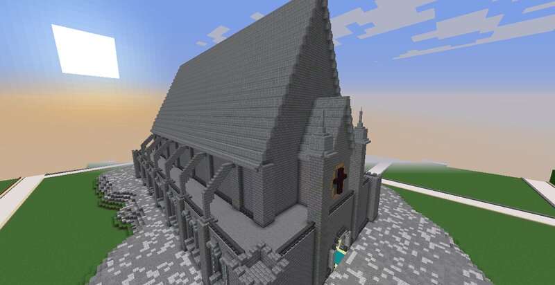 [FREE]Cathedral Schematic Minecraft Map