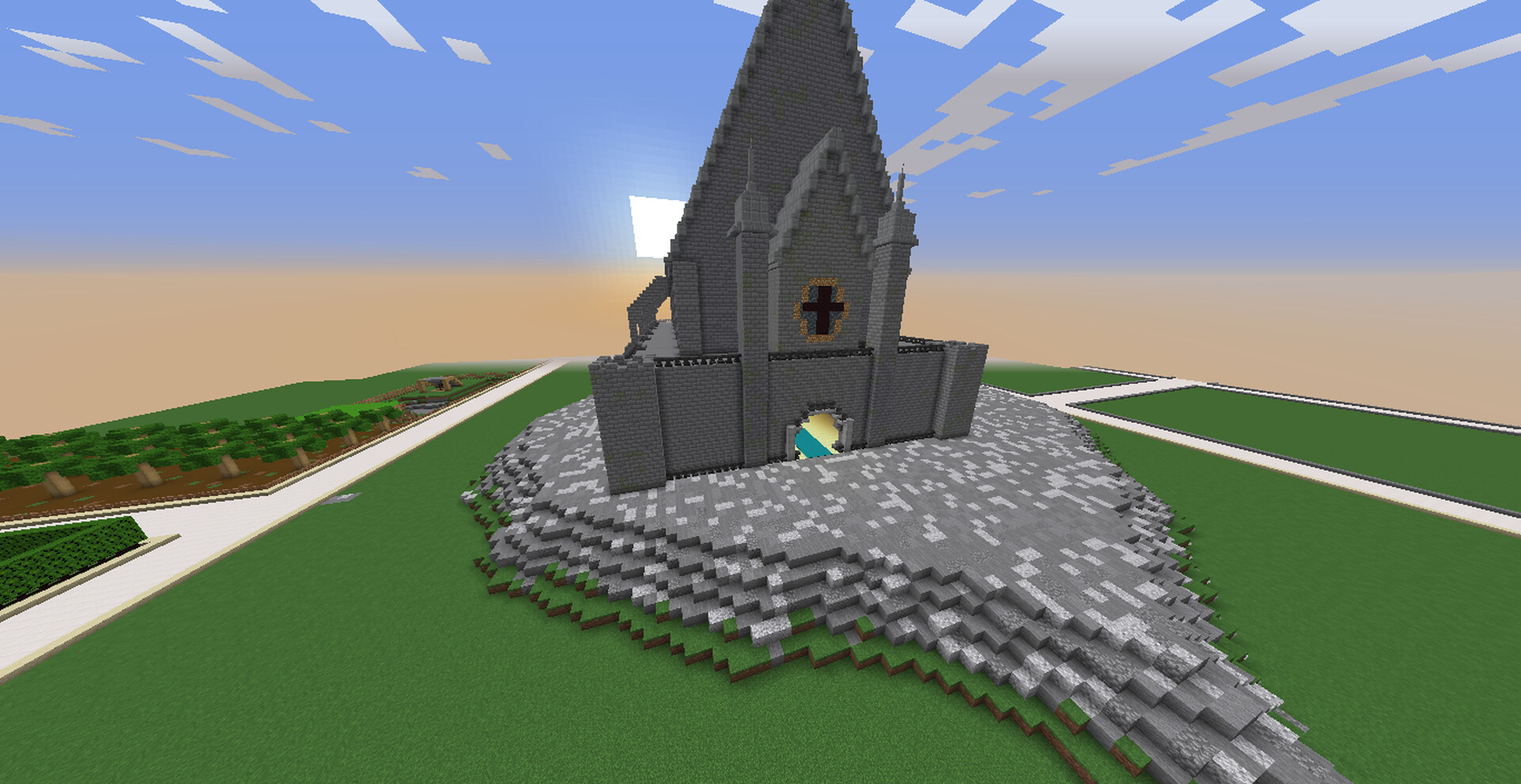 [FREE]Cathedral Schematic Minecraft Map