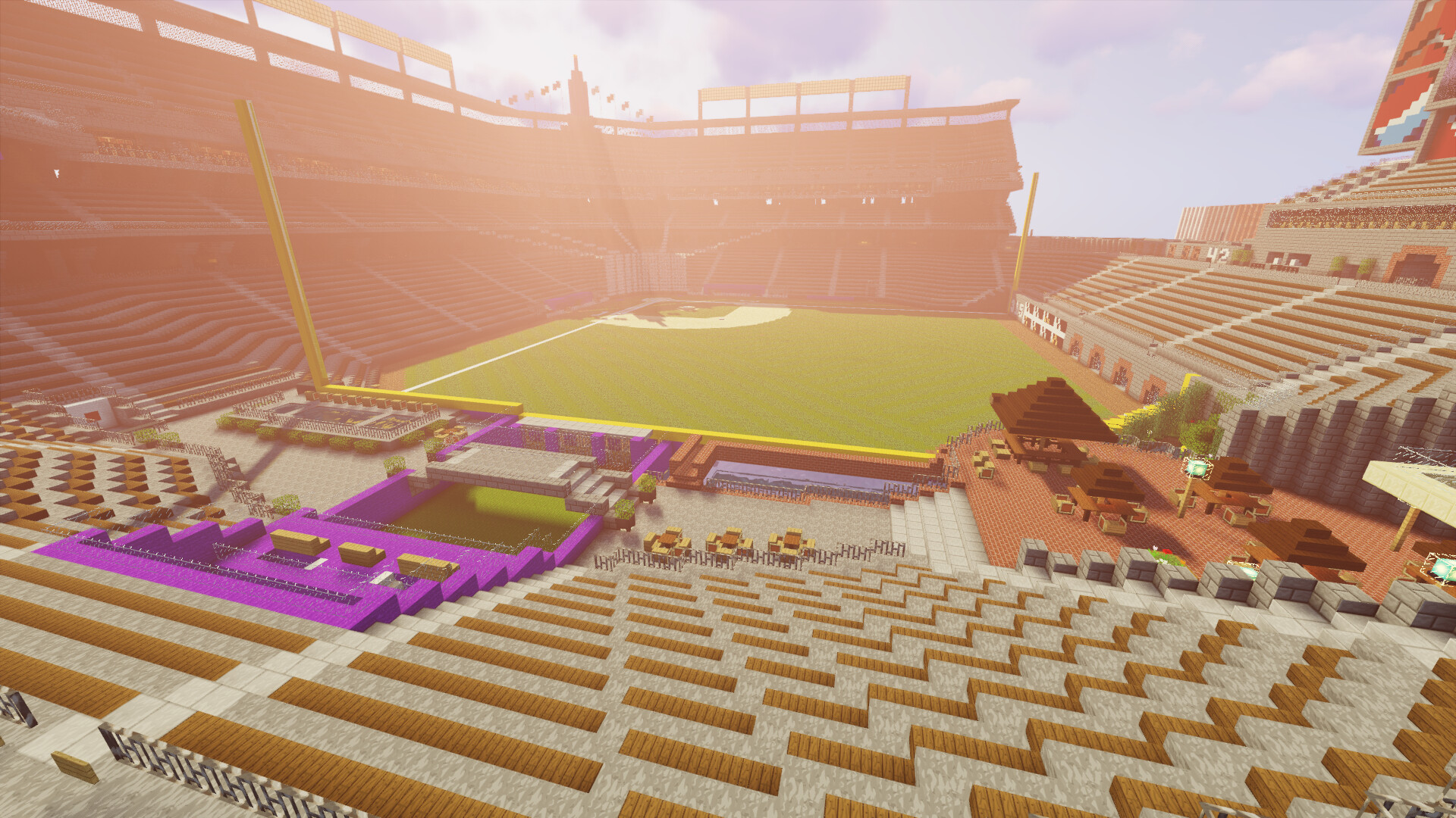 Empire Field (Baseball Stadium) Minecraft Map