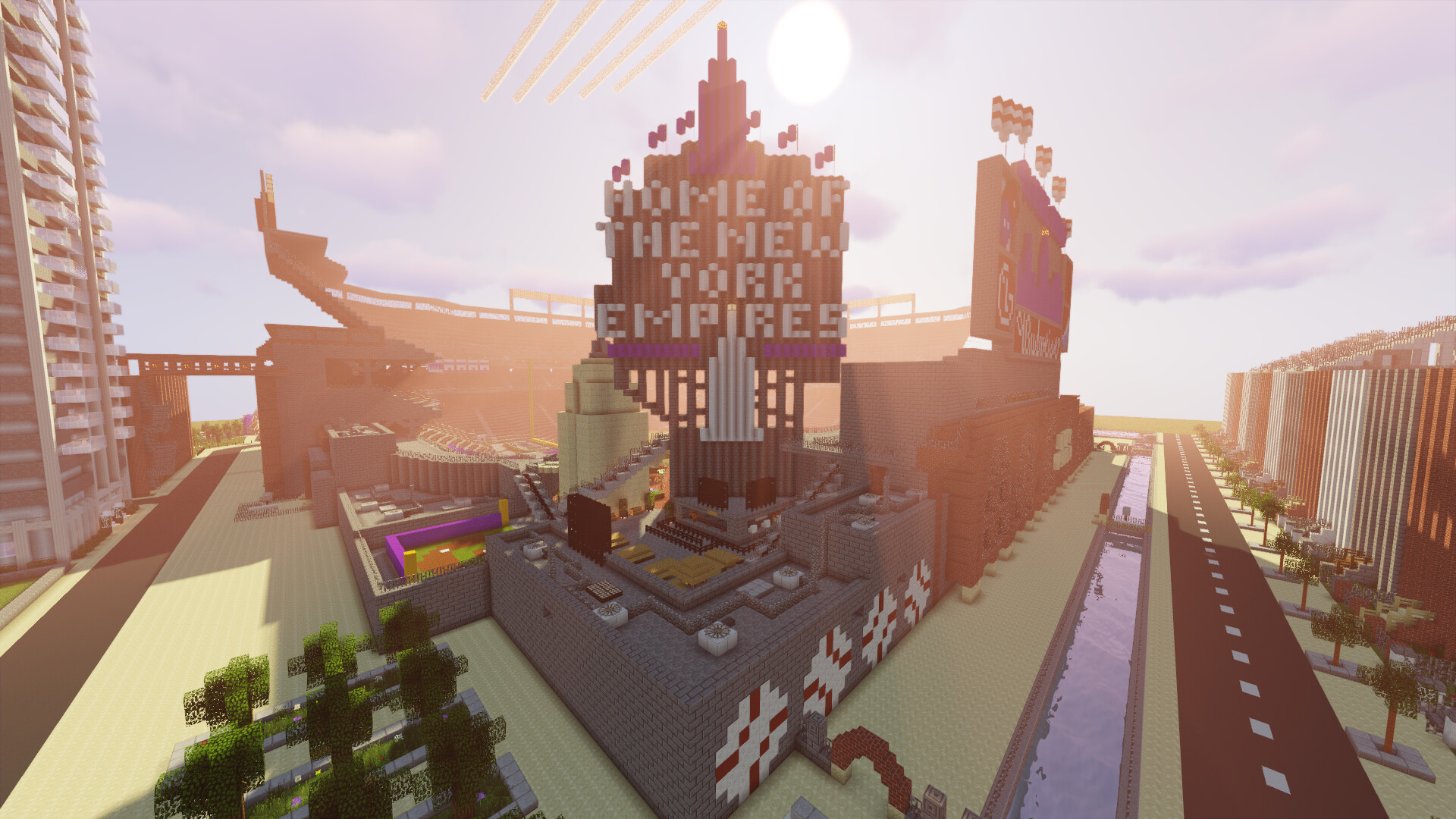 Empire Field (Baseball Stadium) Minecraft Map