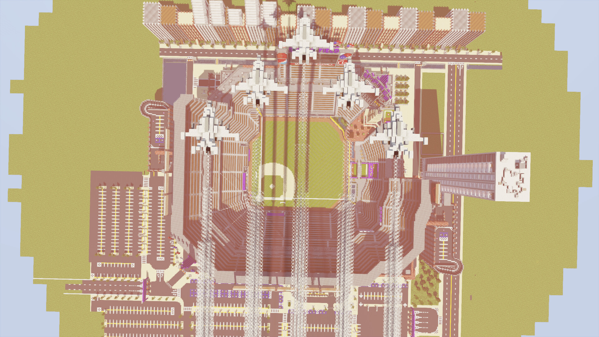 Empire Field (Baseball Stadium) Minecraft Map