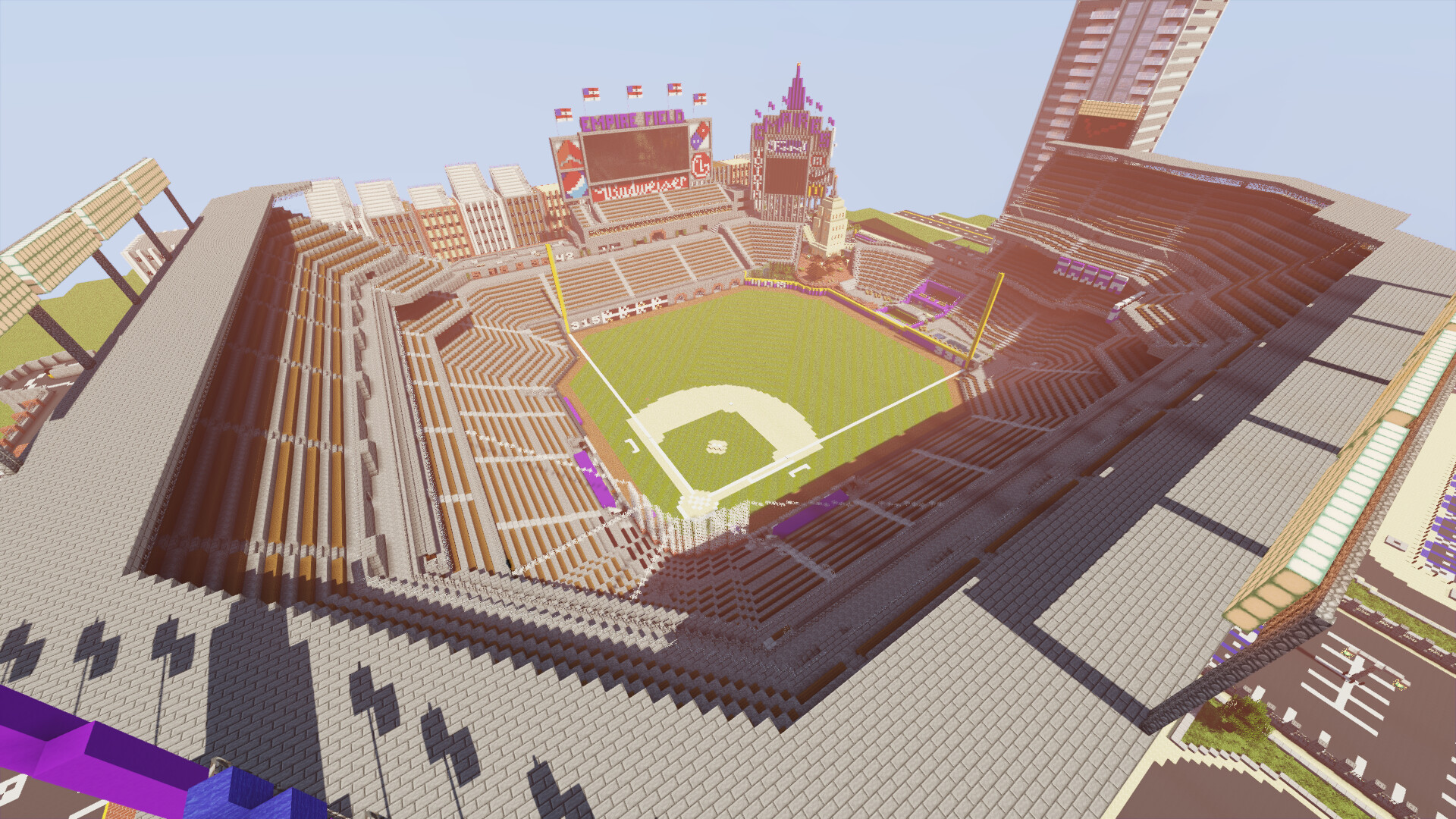 Empire Field (Baseball Stadium) Minecraft Map