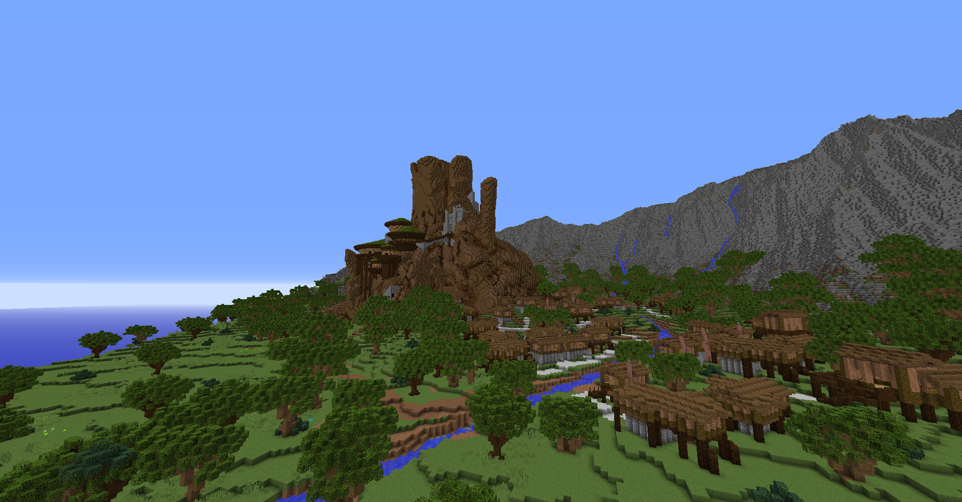 Giant Tree Speedbuild Minecraft Map