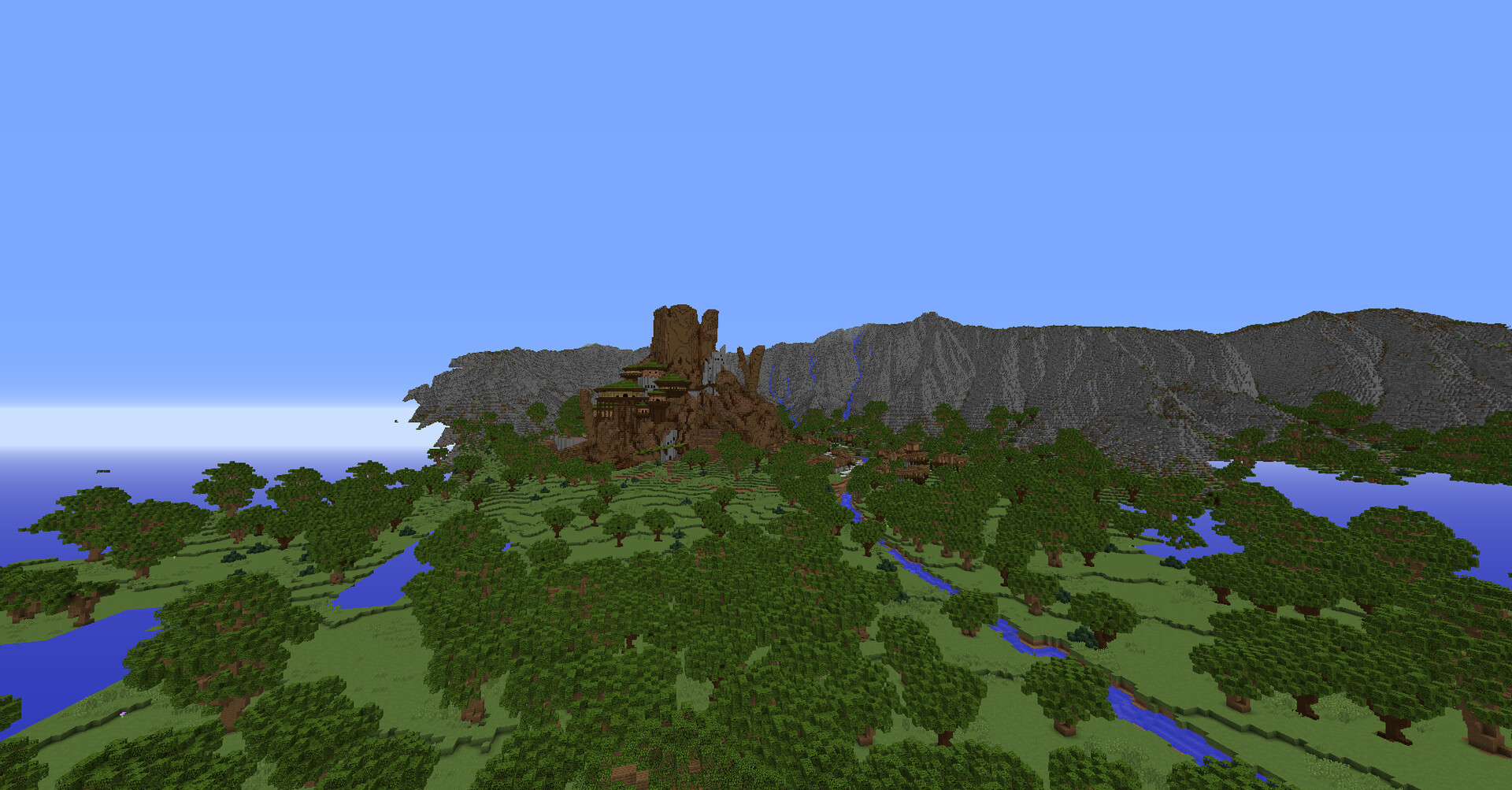 Giant Tree Speedbuild Minecraft Map