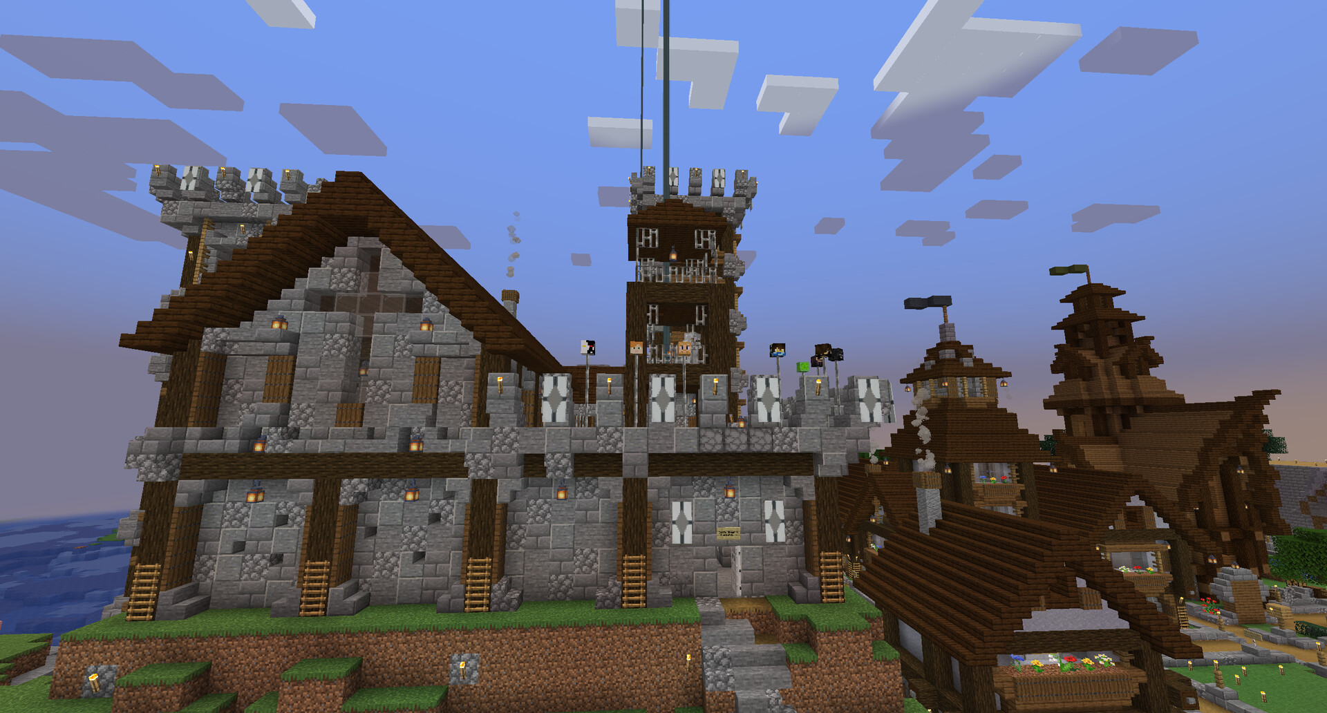 Greywatch - Survival Base / Castle / Village Schematic Minecraft Map