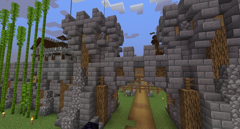 Greywatch - Survival Base / Castle / Village Schematic Minecraft Map