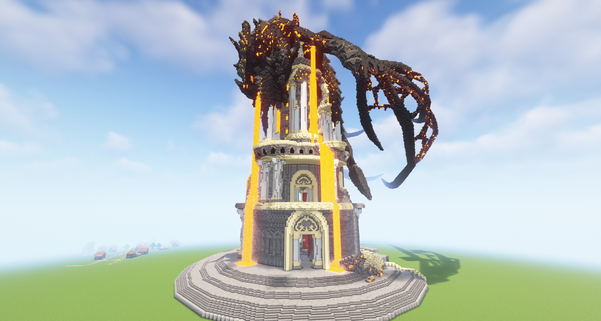 World of Warcrafts End of Time Deathwing Minecraft Map