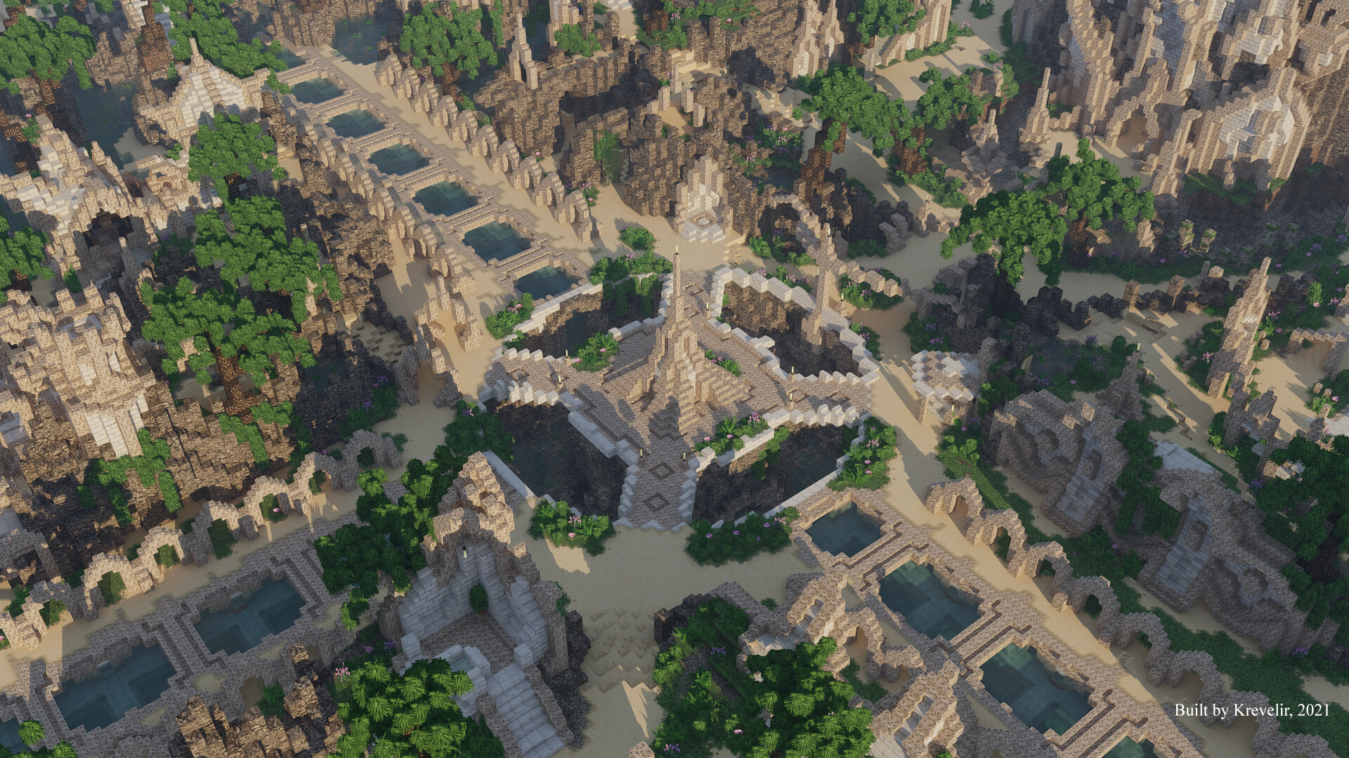The Lost City of Mulandir Minecraft Map