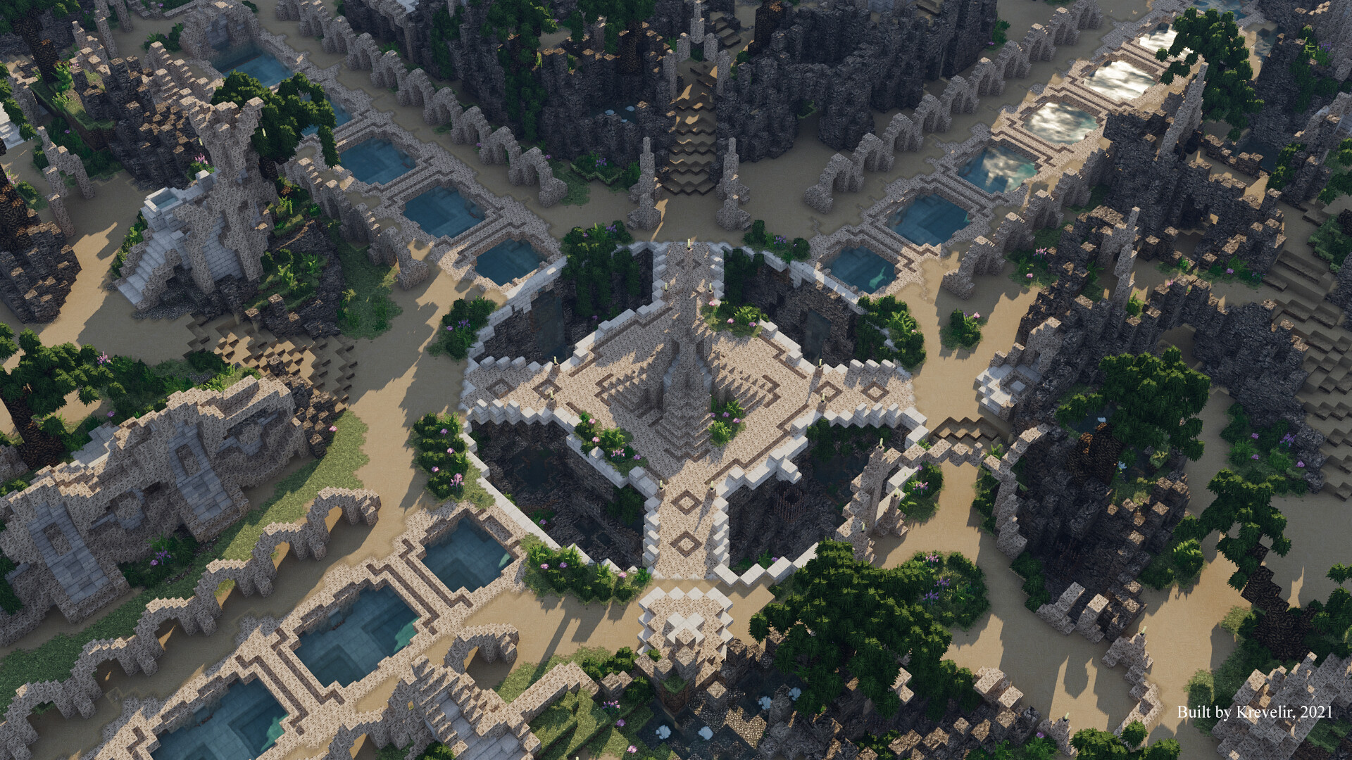 The Lost City of Mulandir Minecraft Map