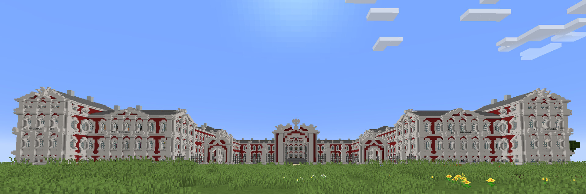 Jelgava Palace / Jelgavas pils / Schloss Mitau Minecraft Map