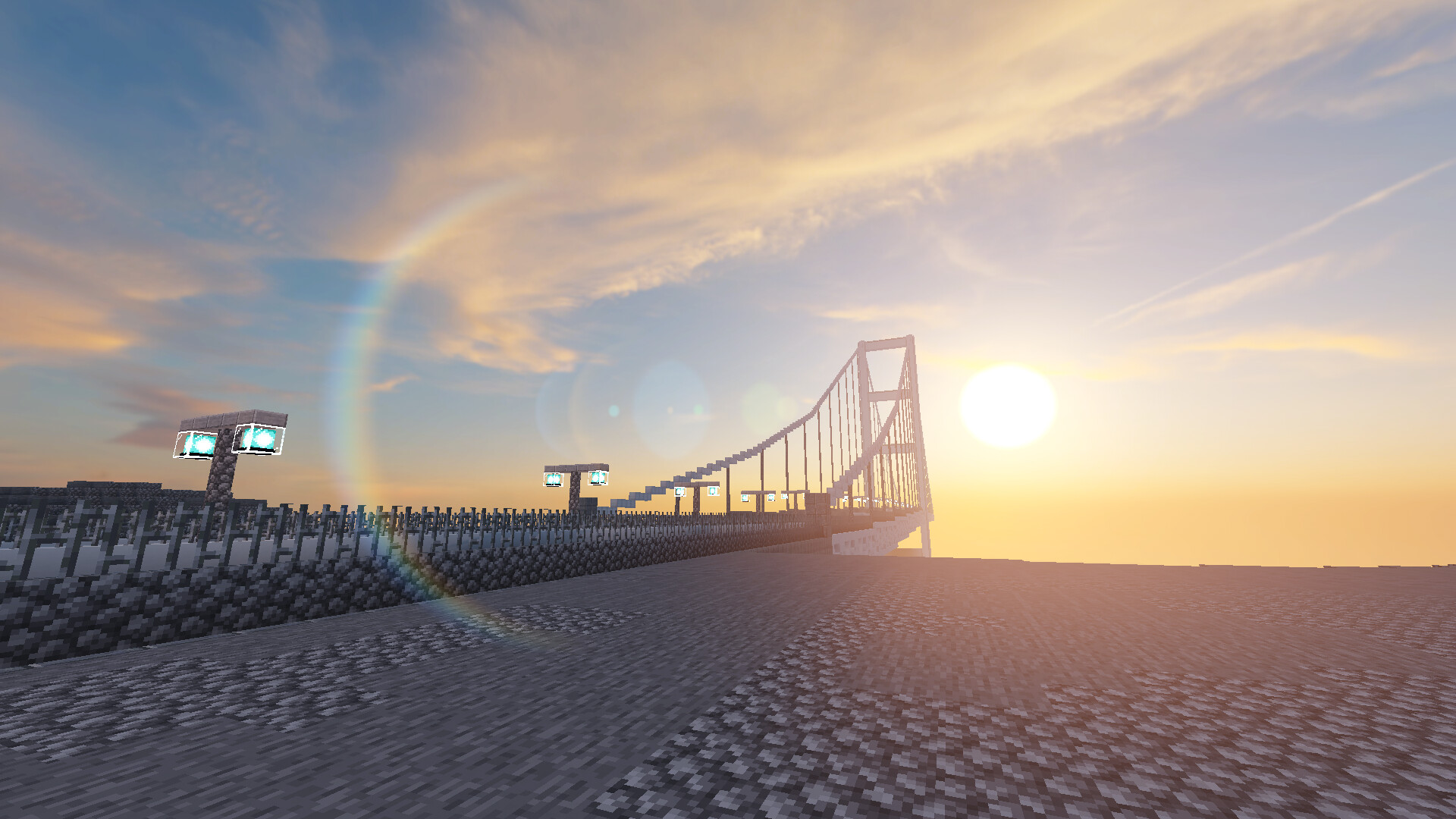 Suspension Bridge Minecraft Map