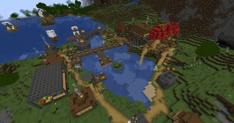 Valley Village Minecraft Map