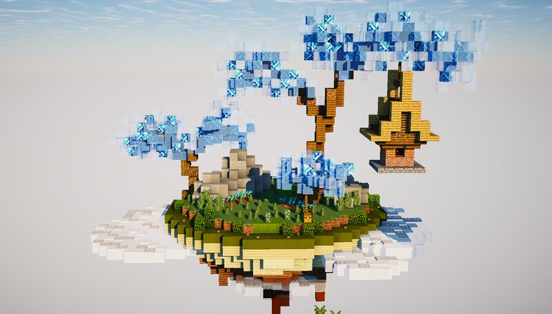 SkyWars Priroda Map 1.12.2 + Download!! Minecraft Map