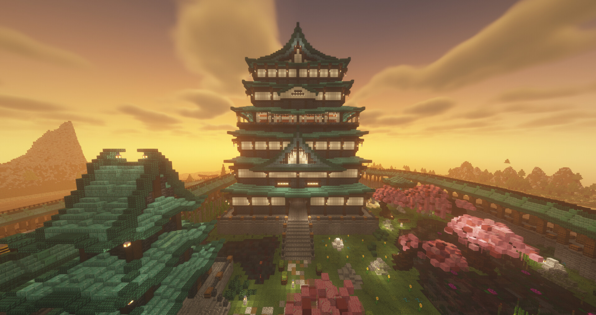 Japanese Palace Minecraft Map