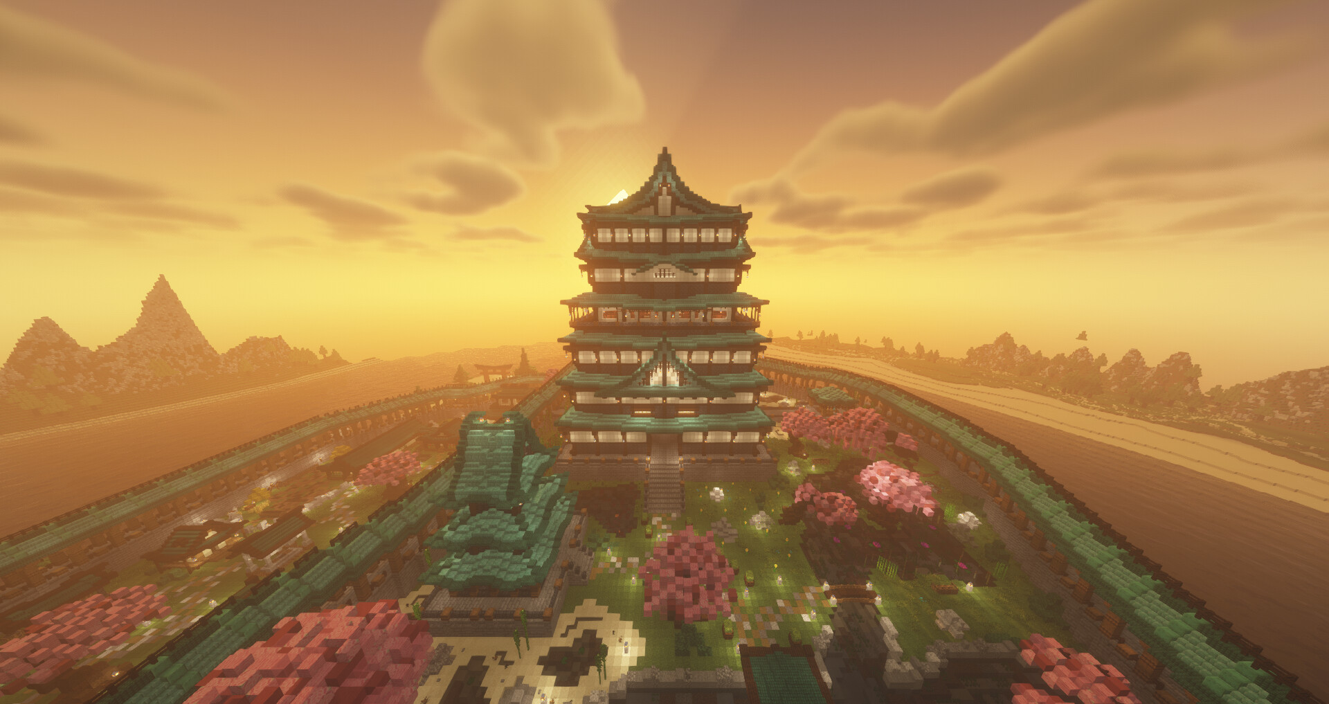 Japanese Palace Minecraft Map