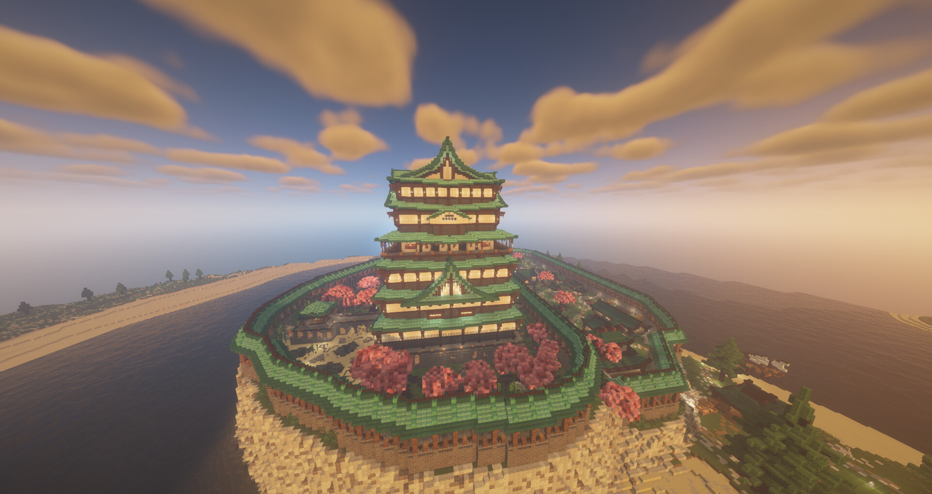 Japanese Palace Minecraft Map