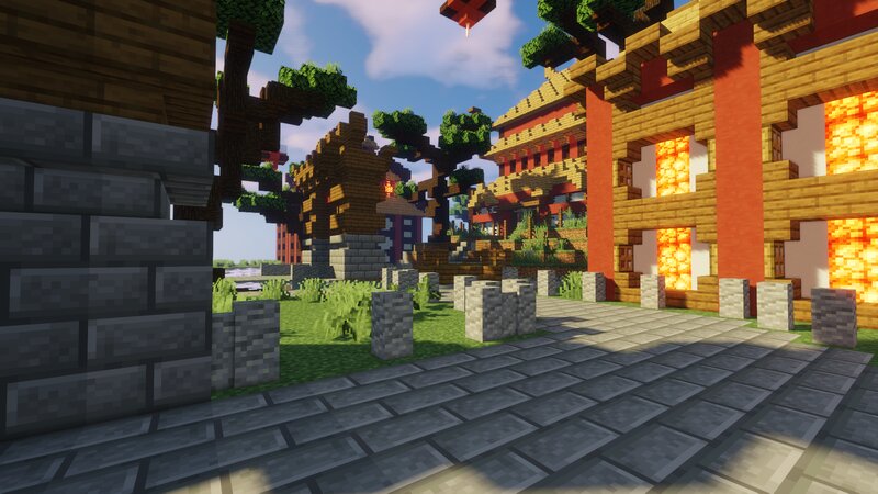 Japanese Spawn 1.16.5 90x90 Minecraft Map