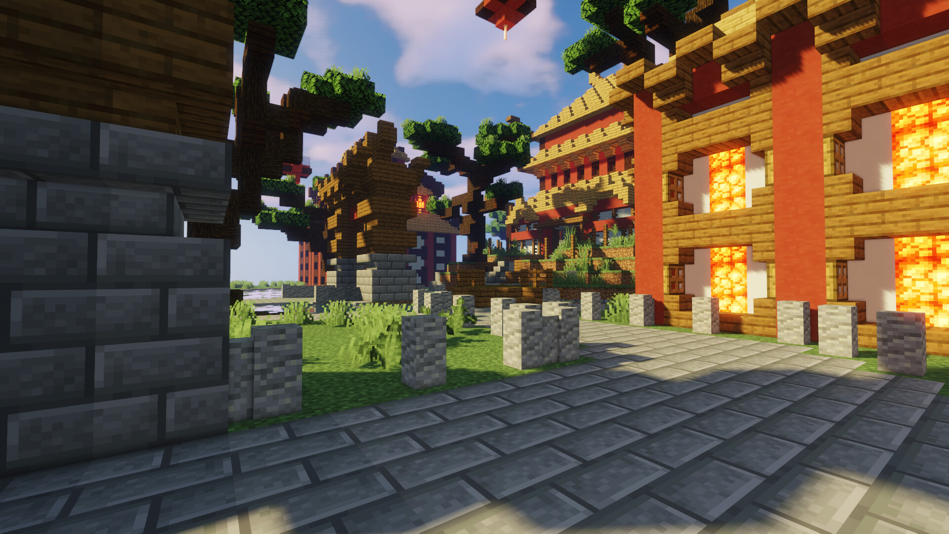 Japanese Spawn 1.16.5 90x90 Minecraft Map