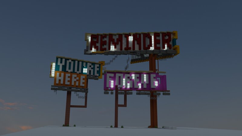Cyberpunk Signs - Minecraft Map