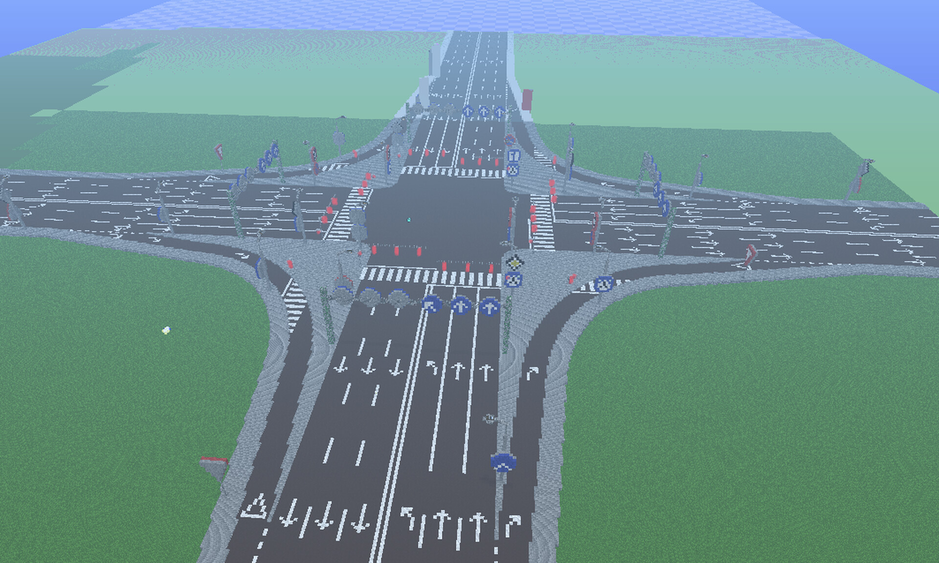 Avenue Intersection by Anderbest Minecraft Map